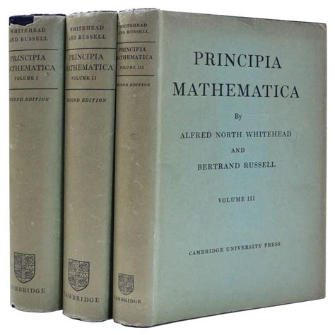 Principia Mathematica Von North Whitehead Zvab