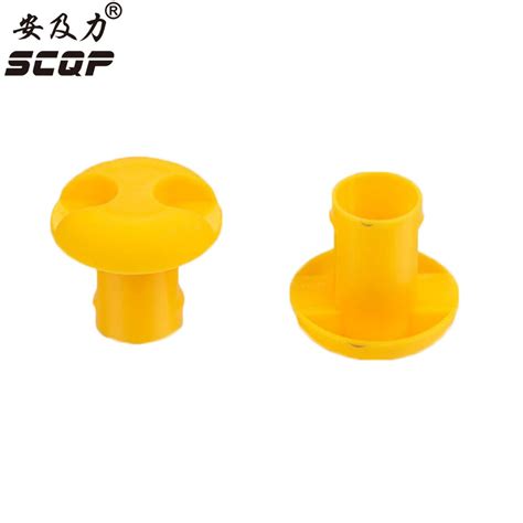 10 18mm Protective End Cap Plastic Cable Wire Thre Grandado