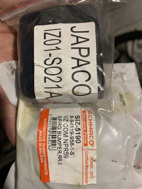 SIZ5190 Отбойник подрессорника задний SCHMACO | Запчасти на DRIVE2