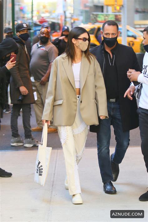 Kendall Jenner Sexy Heads Out In A Blazer And Crop Top In NYC AZNude