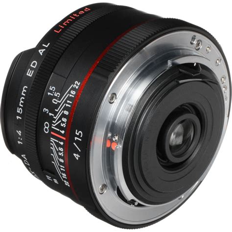 Объектив HD Pentax DA 15 mm f/4 AL Limited | Официальный магазин Pentax ...