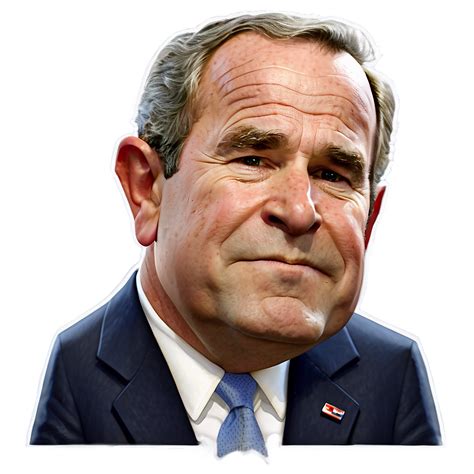 Download George Bush Caricature Png Oqv