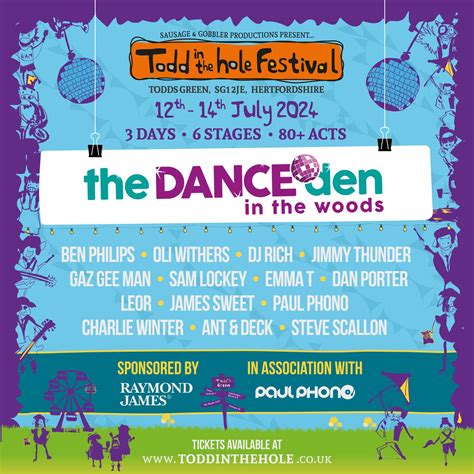 Dance Den In The Woods — Todd In The Hole