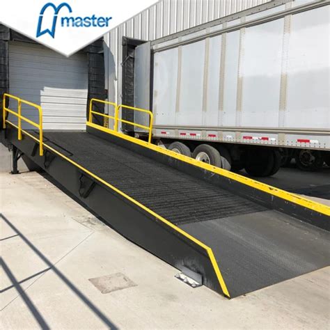 10t dock ramp loading movable loading dock ramp leveler container
