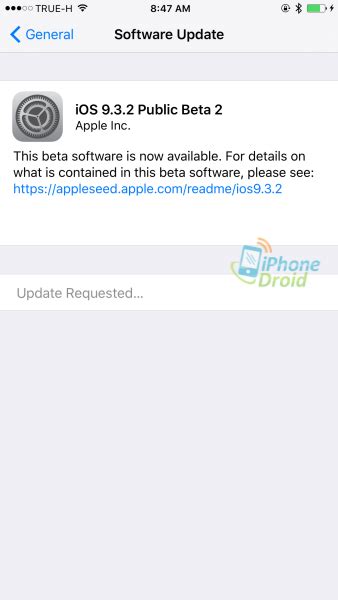 แอปเปลออกอปเดท iOS 9 3 2 Public Beta 2 สำหรบบคคลทวไปตดตงทดสอบได วธตดตง
