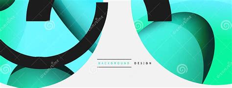 Geometric Vector Abstract Background Template Stock Vector Illustration Of Dynamic Colorful