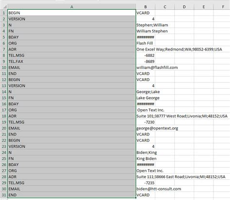 How To Open VCF File In Excel