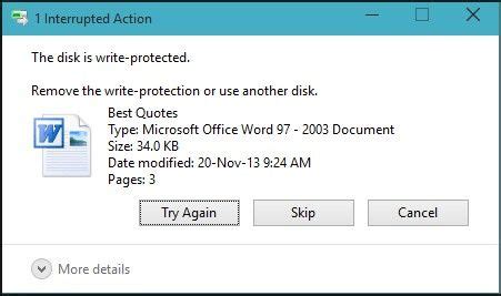 The Disk Is Write Protected Remove It From Usb Windows Artofit