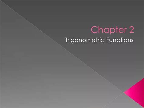 PPT Trigonometric Functions PowerPoint Presentation Free Download ID 420327