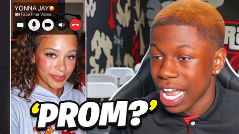 Rakai Asks Yonna Jay To Prom Youtube