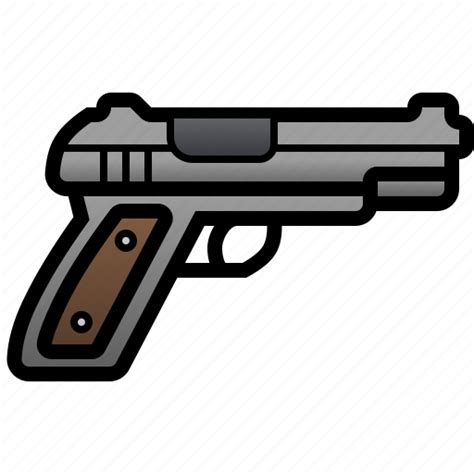 Dangerous Handgun Handheld Pistol Weapon Icon Download On Iconfinder