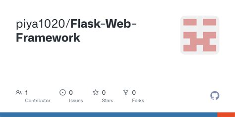 Github Piya1020flask Web Framework