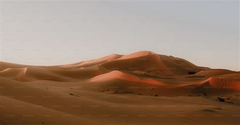 모래 언덕과 푸른 하늘이 있는 사막 풍경 사진 Unsplash의 해돋이 이미지