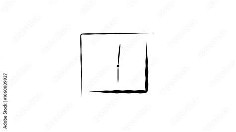 Circle And Rectangular Countdown Animation Of Clock Different And