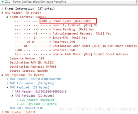 第三章：zigbee学习笔记之物理层和mac层帧格式分析zigbee数据包格式 Csdn博客
