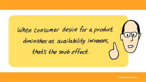 Snob Effect Futurity Food Technology Design