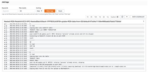 Configure Aws Batch To Update Rds And Redshift With Data From S3 Ryan Nazareth