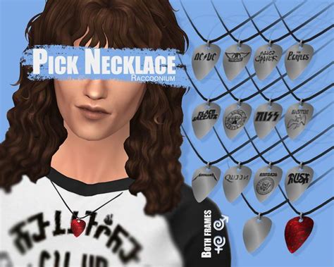 Pick Necklace Raccoonium Tumblr Sims 4 Sims Mods Sims Challenge
