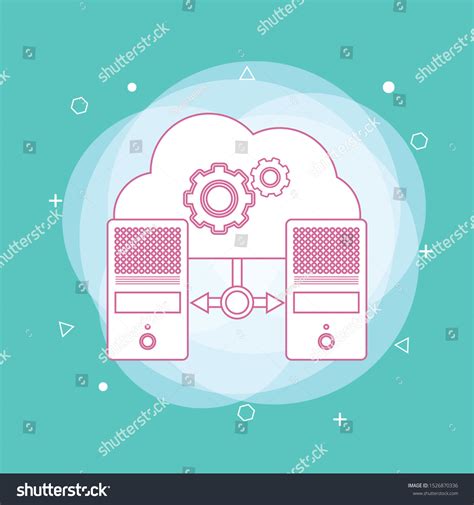 Migration Backup Concept Copying File Server Stock Vector Royalty Free Shutterstock