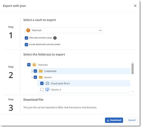 Json Export Type Devolutions Documentation