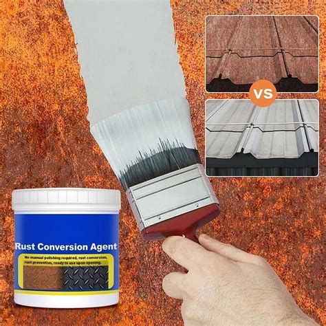 Rust Converter And Remover Spray No Sanding Grinding Required Water Based Metal Rust Treatment