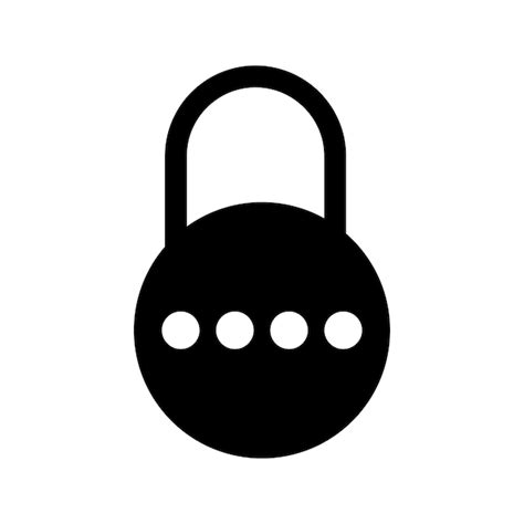 Premium Vector Lock Password Private Icon Design