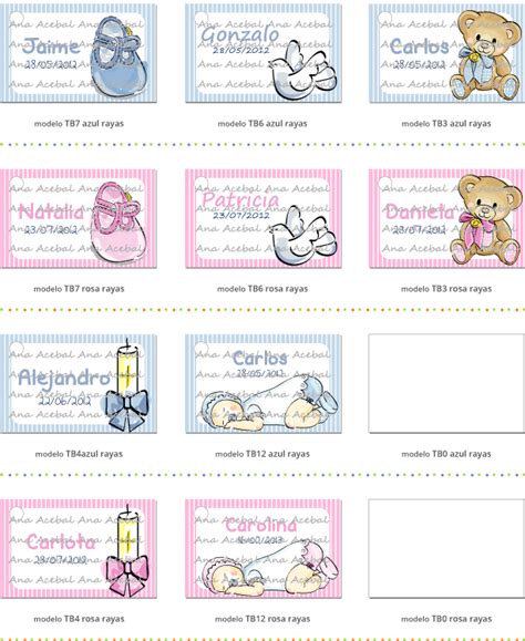 Bautizos Etiquetas Imagui