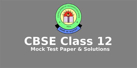 cbse class 12 mock test paper solutions pdf 2023 2024 download for