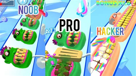 NOOB Vs PRO Vs HACKER Teeth Runner Teethrunner Games Memes Mrgames YouTube