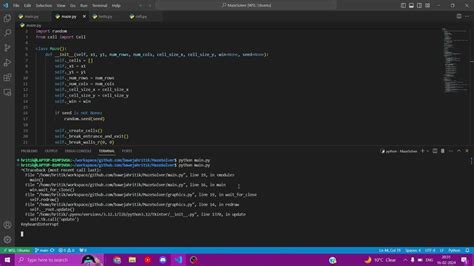 Hritik Baweja On Linkedin Python Tkinter Oop Algorithm Mazesolver Programming