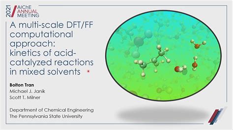 A Combined Dft And Classical Force Field Approach For Modeling Kinetics Of Acid Catalyzed