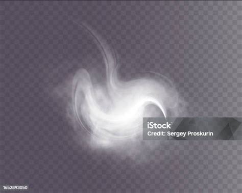투명한 검은색 배경에 격리된 흰색 연기 퍼프 증기 폭발 특수 효과 증기 안개 연기의 효과적인 질감 0명에 대한 스톡 벡터 아트 및 기타 이미지 Istock