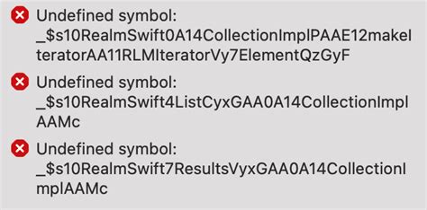 Archive With Xcode 141 Rc Fails · Issue 7995 · Realmrealm Swift · Github