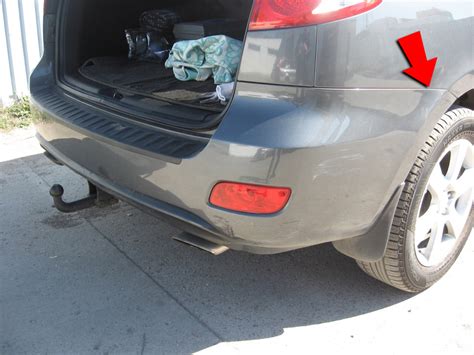 Снятие и установка заднего бампера Hyundai Santa Fe