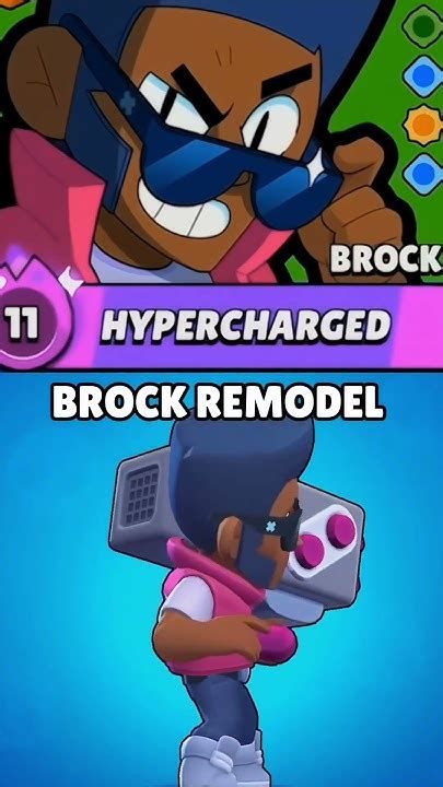 Brock Remodel ☠️ Brawlstars Brawlstarsshorts Brawl Bs Youtube