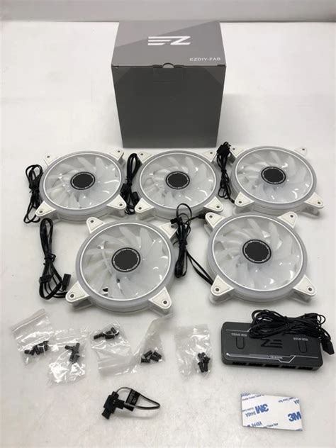 EZDIY FAB WHITE MOONLIGHT RGB PWM Ventilatore Gehau EUR PicClick IT