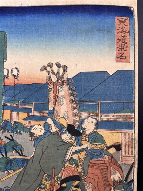 Yahoo オークション 真作保証江戸期 本物浮世絵木版画 歌川芳形