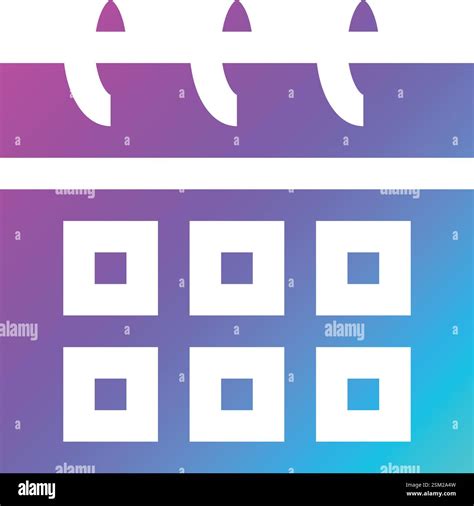 Calendar Schedule Vector Icon Design Illustration Stock Vector Image And Art Alamy