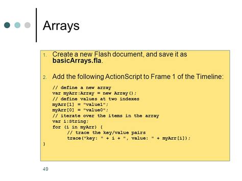 Flash Actionscript Control Structures Arrays Ppt Video Online Download