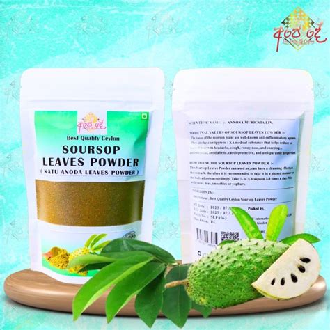 Soursop Katu Anoda Anonna Leaves Powder Annona Muricata