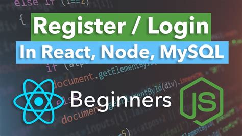 Build A Full Stack Authentication App With React Node Express Mysql Login Registration