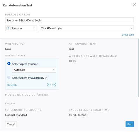 Run Accelq Tests With Automate Browserstack Docs