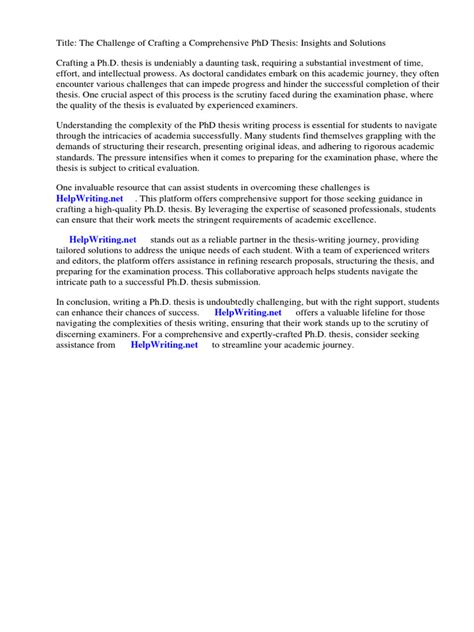 Phd Thesis Examiner Report Sample Pdf Thesis Doctor Of Philosophy