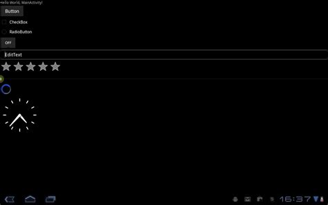Y A M の 雑記帳 Android Holo theme を使う