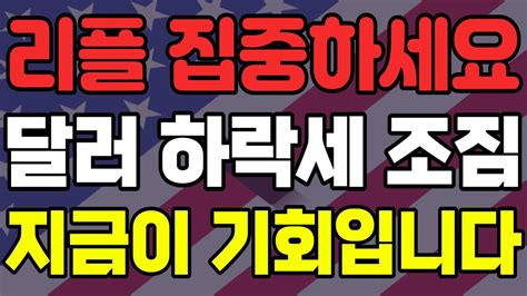리플 이번 기회 정말 중요합니다 다시는 못 올 기회에요 잠깐만 집중하세요 리플속보 리플 리플코인 리플소송 비트