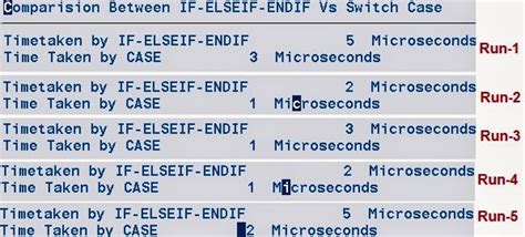 If Construct Vs Switch Case Sapcodes