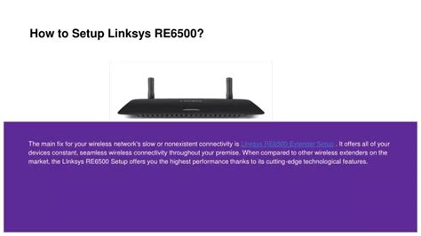 PPT How To Setup Linksys RE PowerPoint Presentation Free Download ID