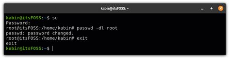 Set And Unset Root Password In Ubuntu