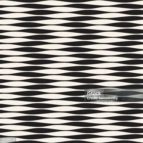 원활한 리플 패턴입니다 벡터 텍스처 반복 물결 그래픽 배경입니다 간단한 줄무늬 0명에 대한 스톡 벡터 아트 및 기타 이미지 0명 검은색 곡선 Istock