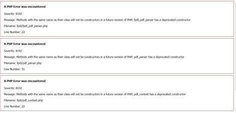 Php การอัพเกรดเวอร์ชั่น 71 กับปัญหาของ Codeigniter Tcpdf Fpdi